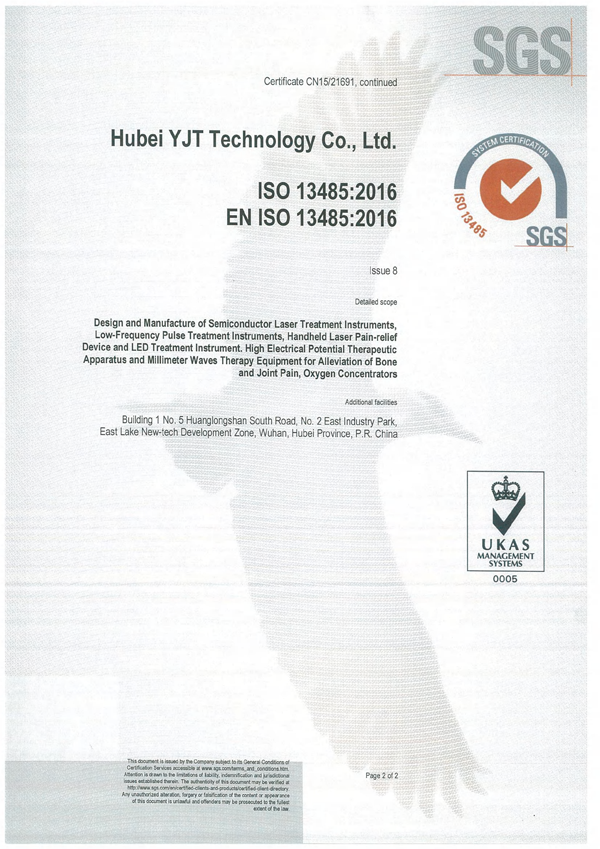 Certificates - YJT Medical